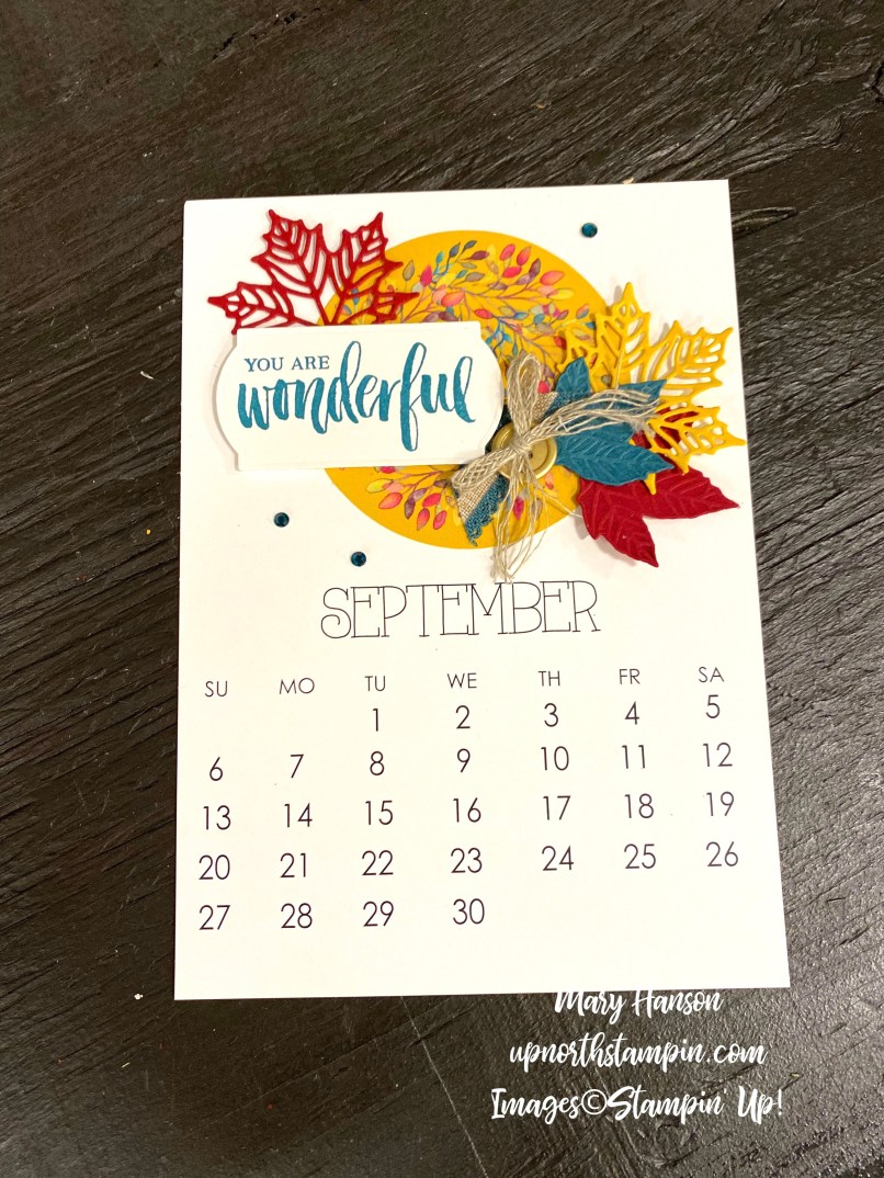A Calendar for Katie… – Up North Stampin'