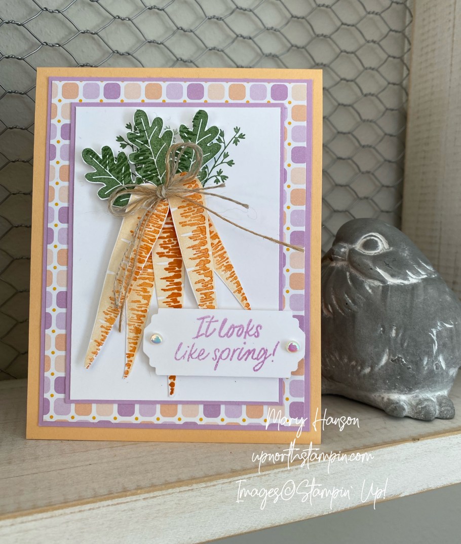 Everything’s Coming Up Carrots for Spring! – Up North Stampin'