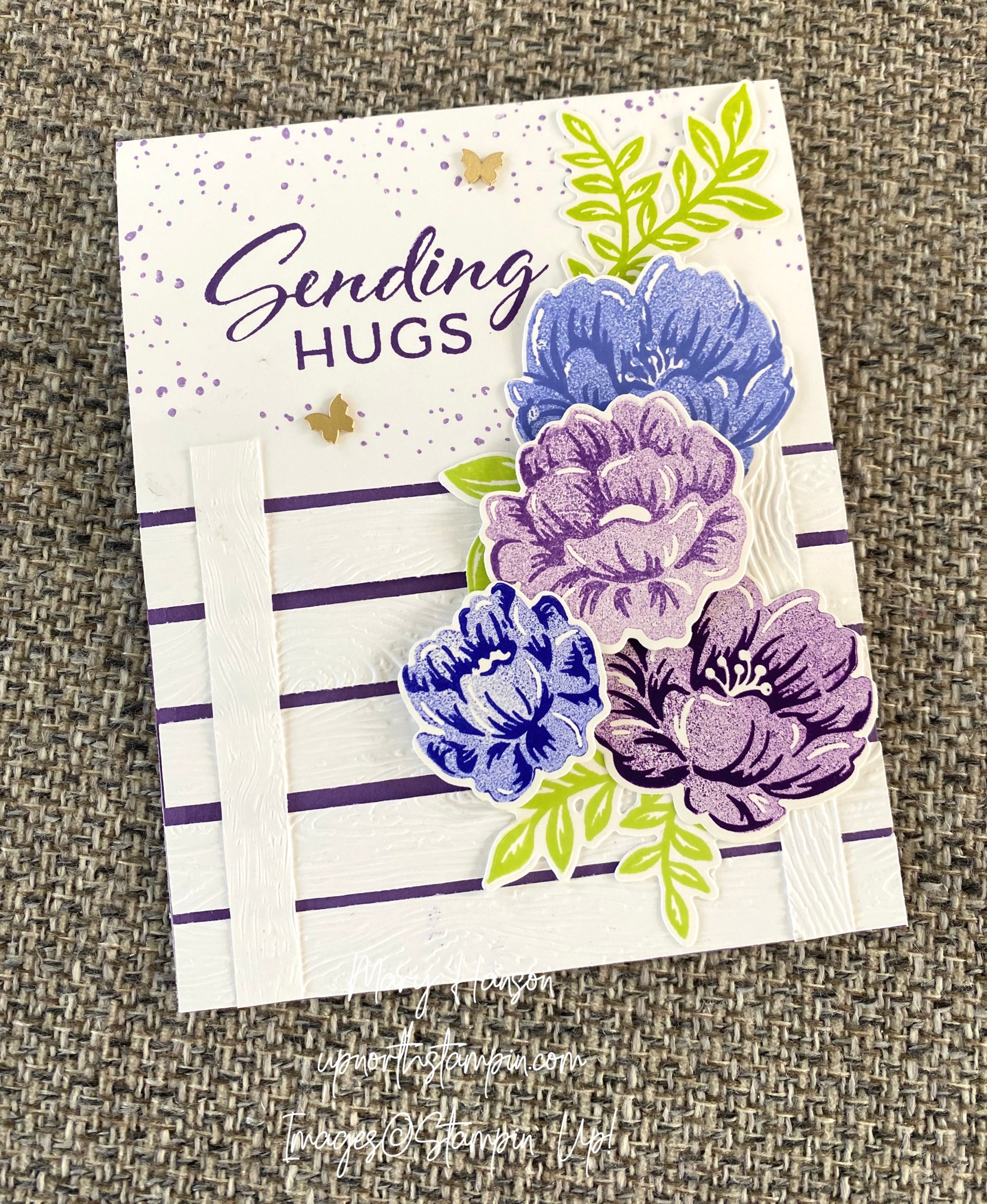 A Lattice Card with Two-Tone Flora! – Up North Stampin'
