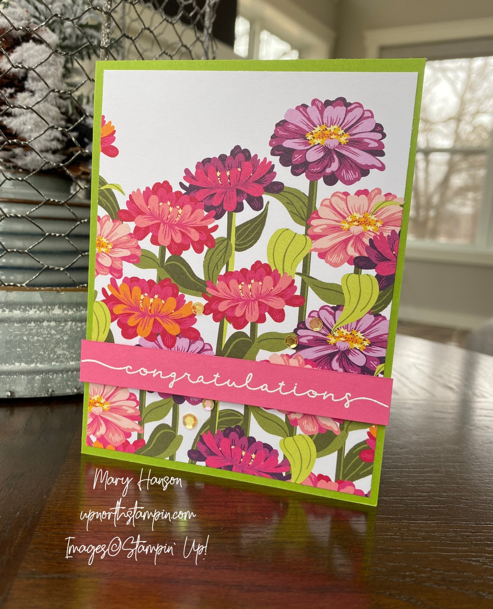 The Perfect Scripted Sentiment – Up North Stampin'