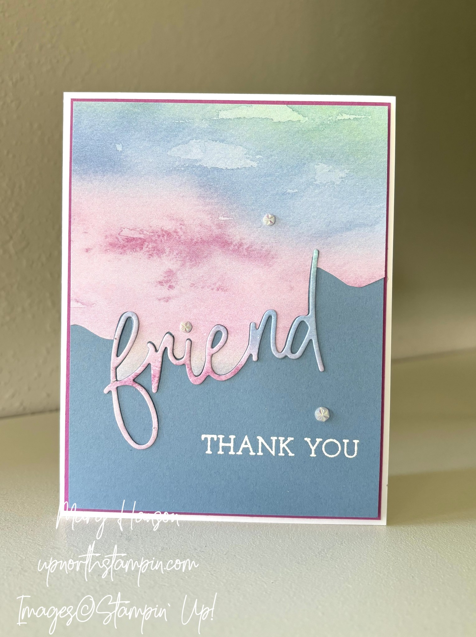 A Thoughtful Journey FRIEND Card – Up North Stampin'