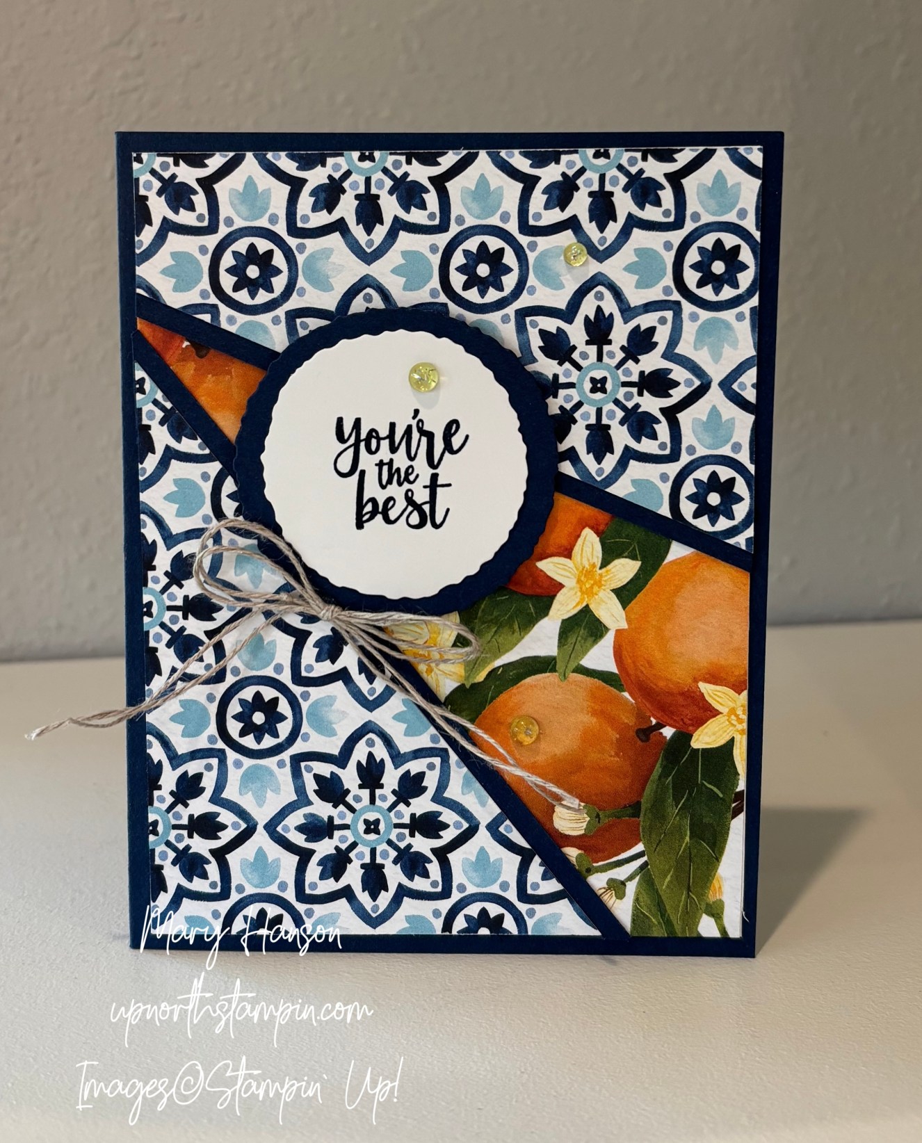 A Mediterranean-Flavored Split Card! – Up North Stampin'